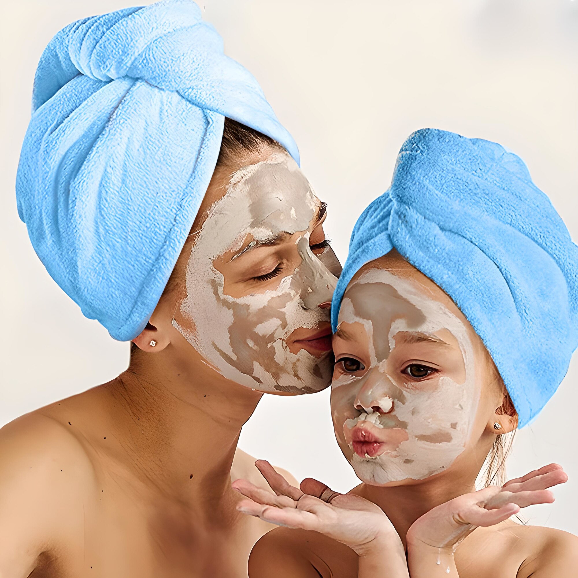 Prosop Par din Microfibra cu Nasture pentru Fixare, Pufos si Moale la ...