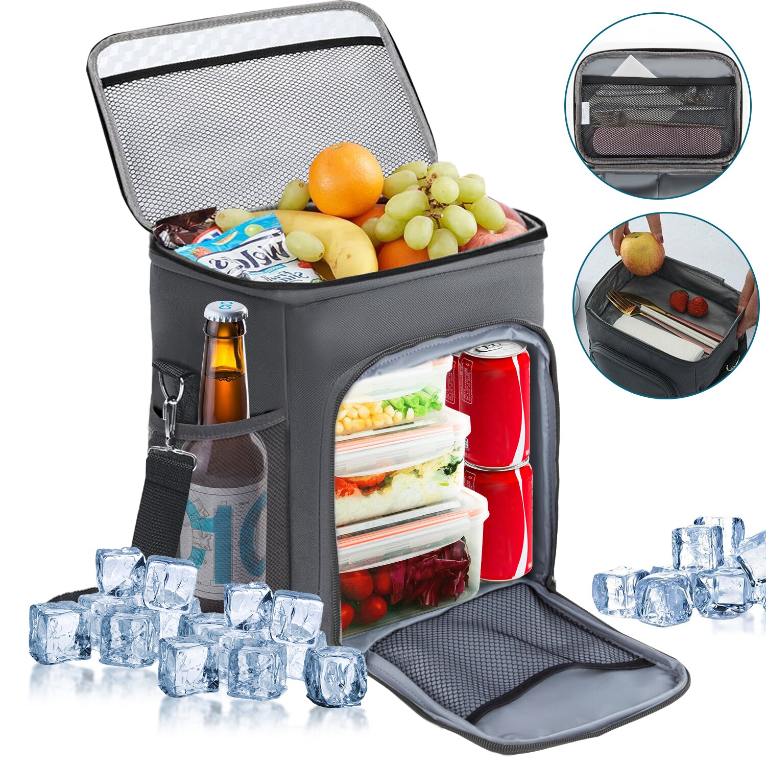 Geanta termica pentru masa, SDLOGAL termoizolanta Cooler Bag ...