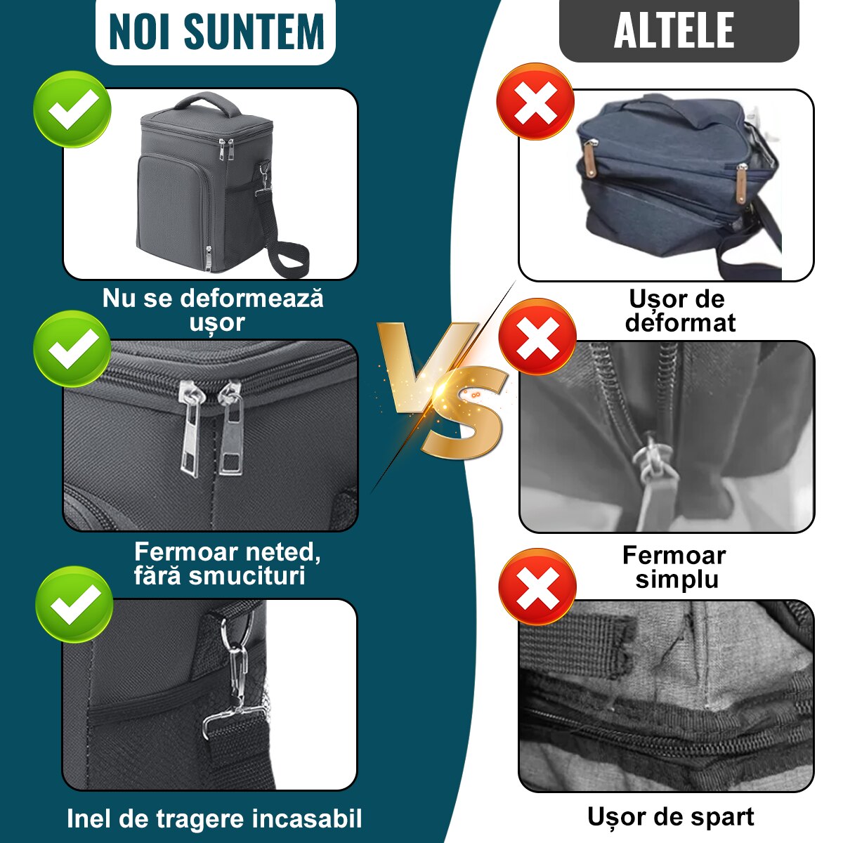 Geanta termica pentru masa, SDLOGAL termoizolanta Cooler Bag ...