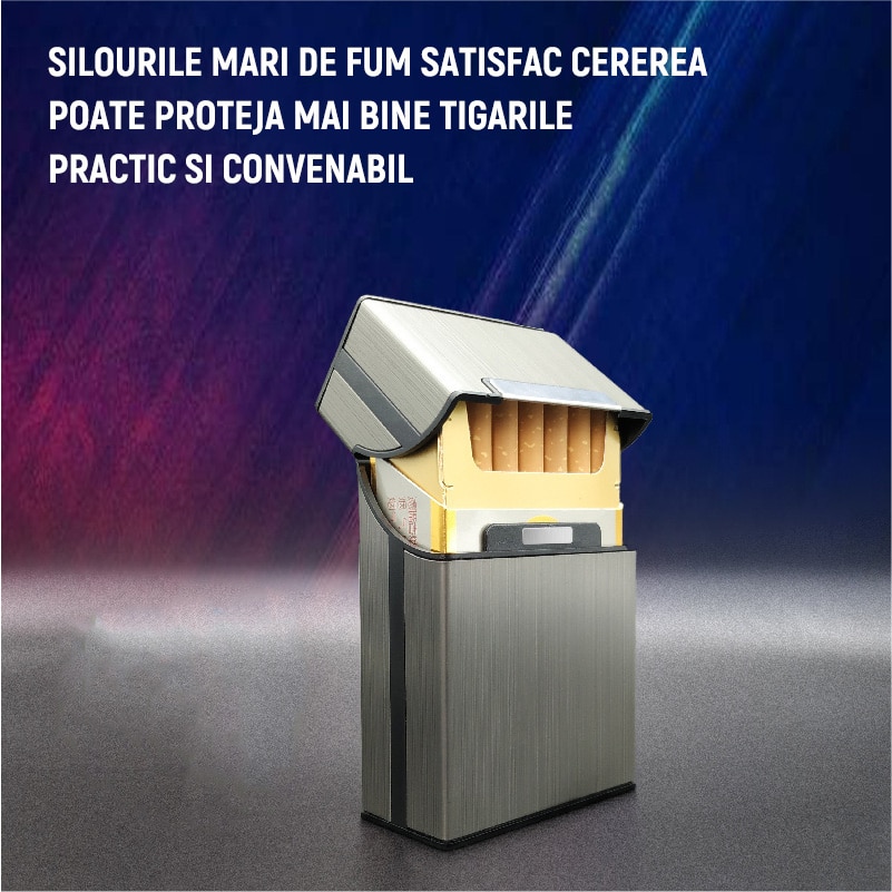 Set 2 suporturi pentru pachet tigari, Dornvap, Capacitate mare ...