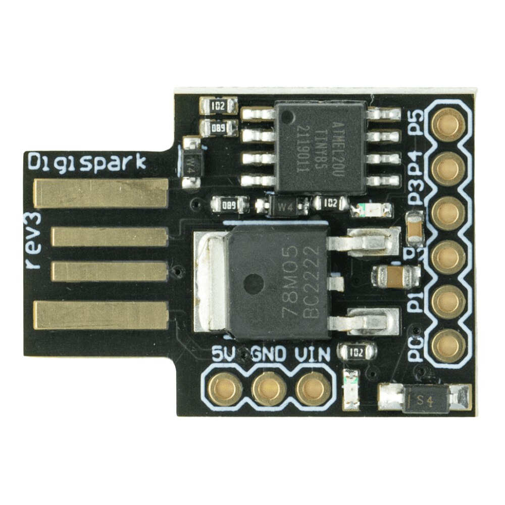 Modul miniatural, Digispark ATtiny85, Compatibil cu Arduino, 5V, Multicolor - eMAG.ro