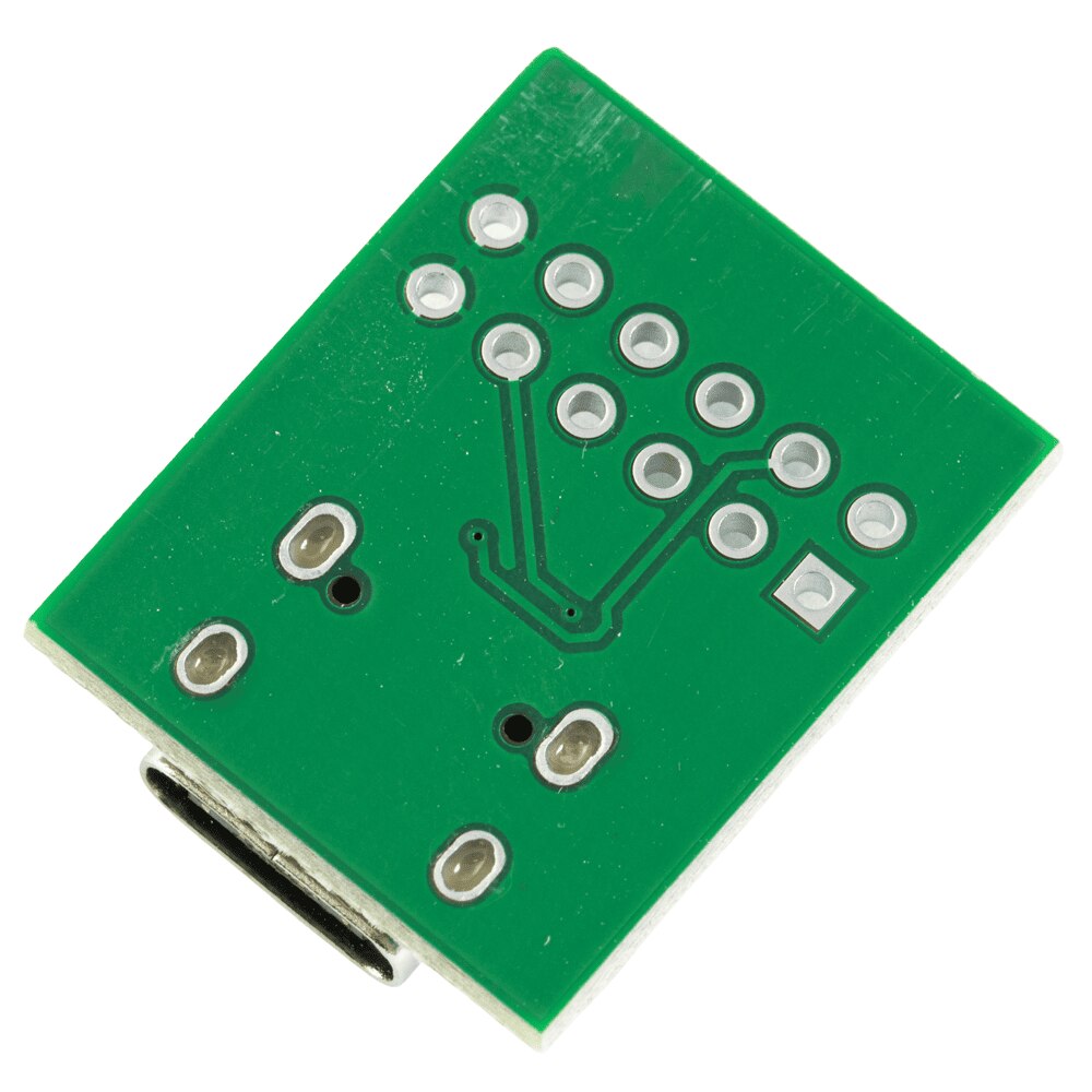 Modul control USB-C, Plastic/Metal, 22x18x5 mm, Verde/Argintiu - eMAG.ro