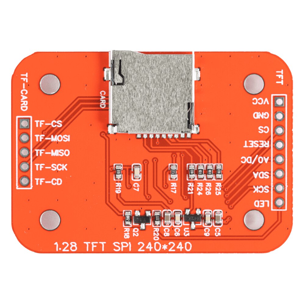 Modul Display TFT IPS Rotund 1,28", Rezolutie 240x240px, Slot Micro SD ...