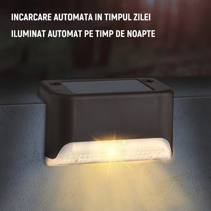 Set 16 lampi solare exterior de gradina, iluminare LED, 200 mAh, cu ...