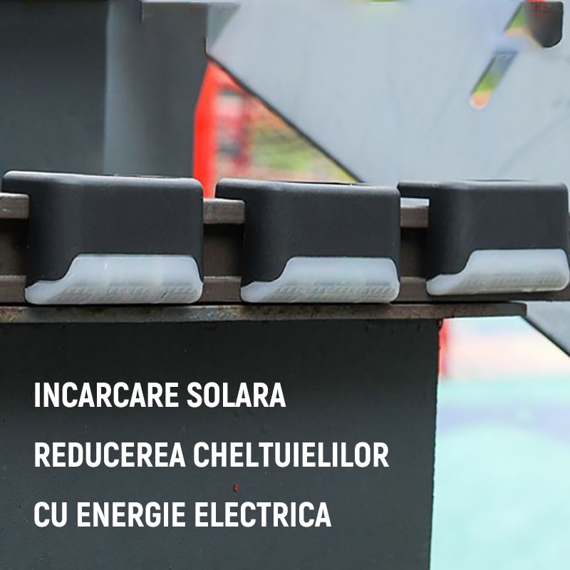 Set 16 lampi solare exterior de gradina, iluminare LED, 200 mAh, cu ...