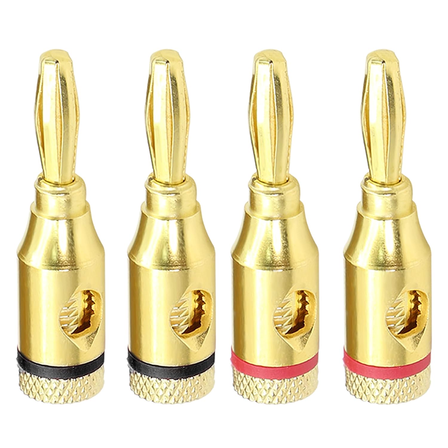 Set 4 mufe banane, Aliaj, 4 mm, Auriu - eMAG.ro