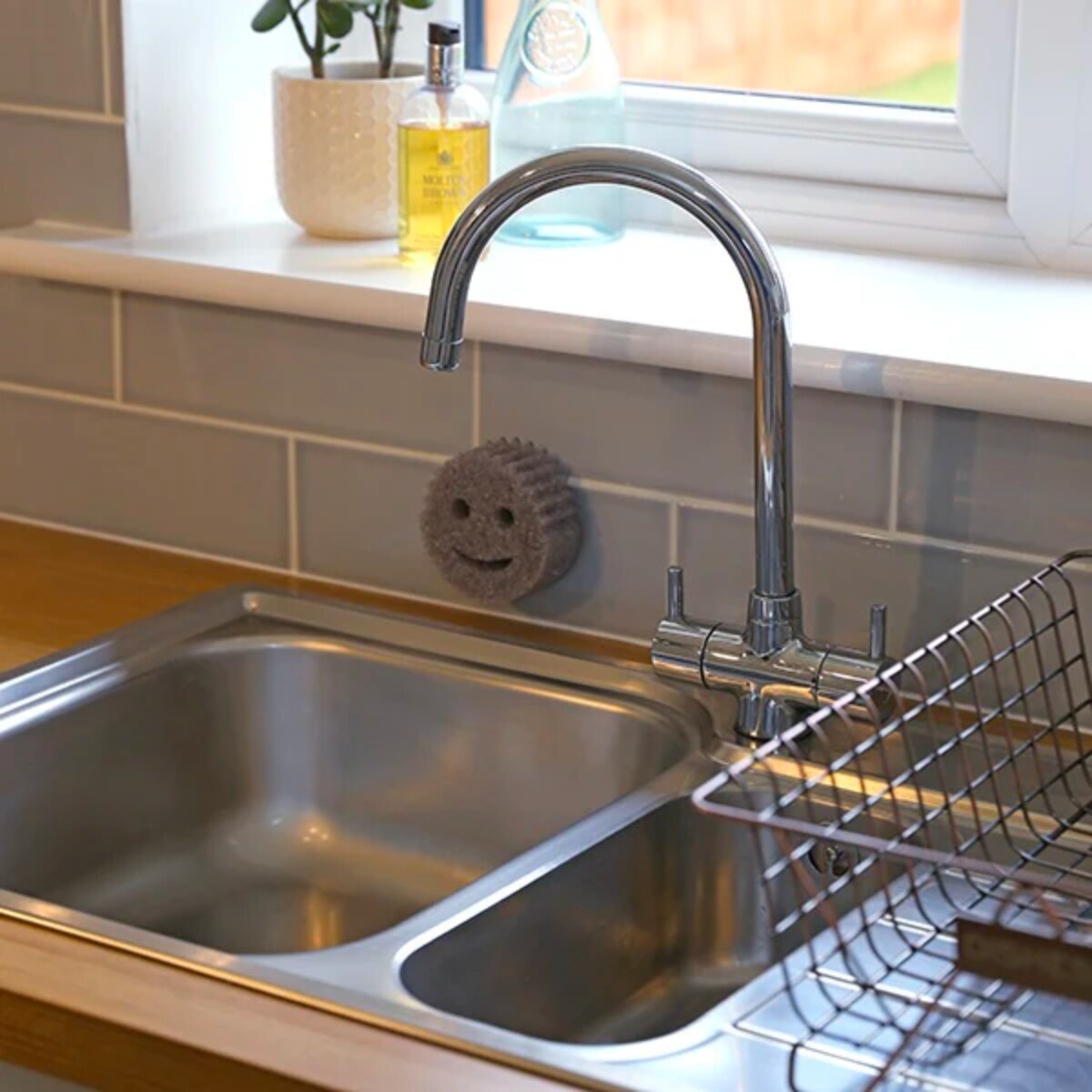 Burete Scrub Daddy Style Collection, Gri, 10 x 10 cm - eMAG.ro