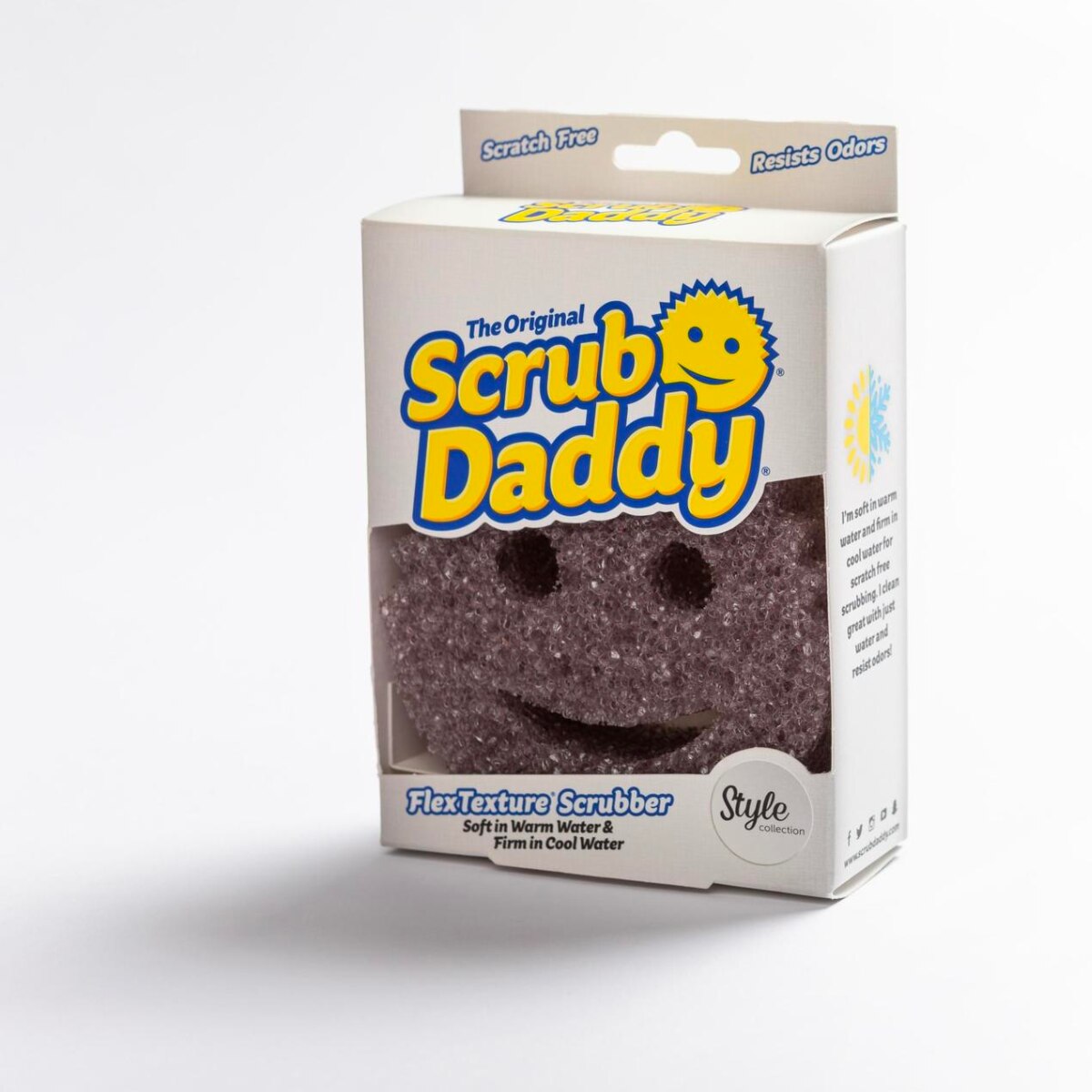 Burete Scrub Daddy Style Collection, Gri, 10 x 10 cm - eMAG.ro