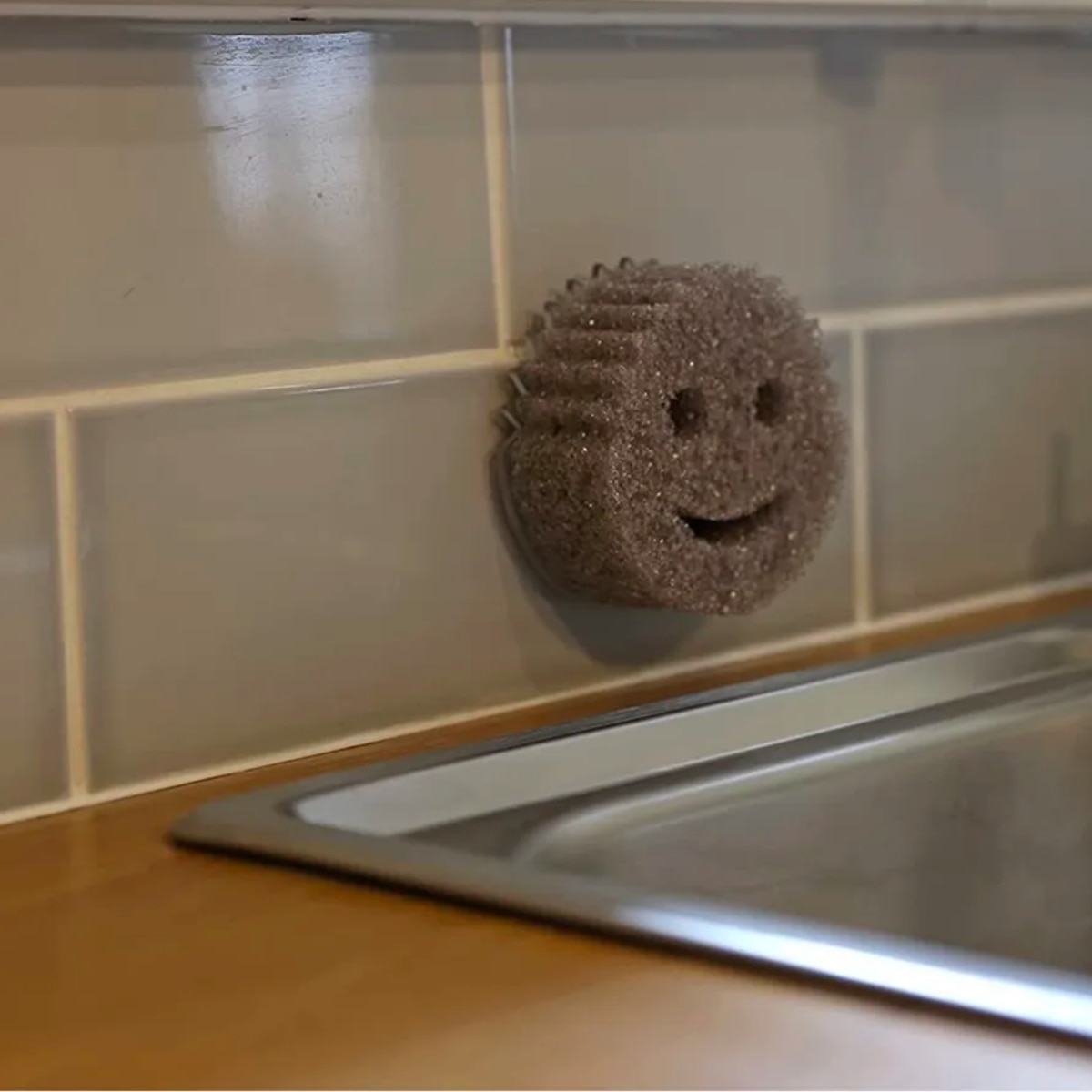 Burete Scrub Daddy Style Collection, Gri, 10 x 10 cm - eMAG.ro