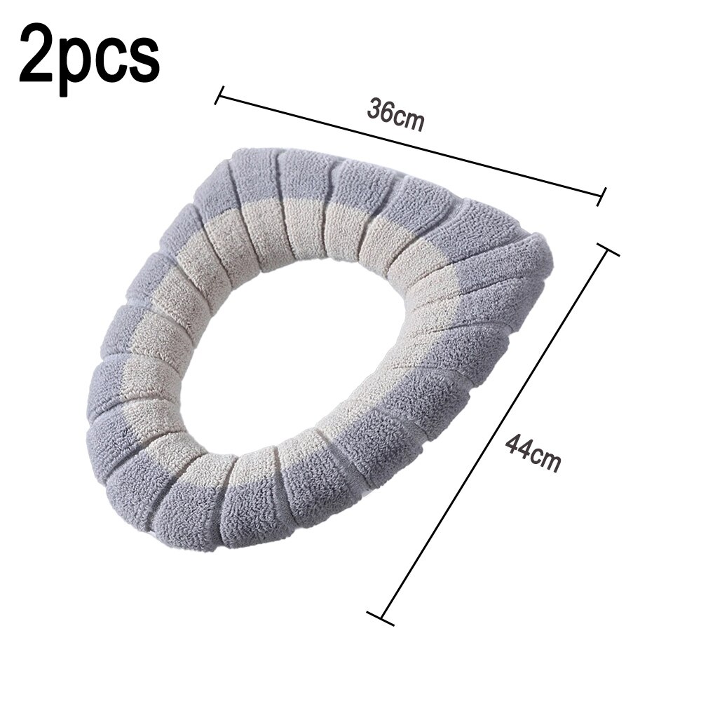 Set 2 huse colac WC Cozevdnt, Acril, 36x44cm, Multicolor - eMAG.ro