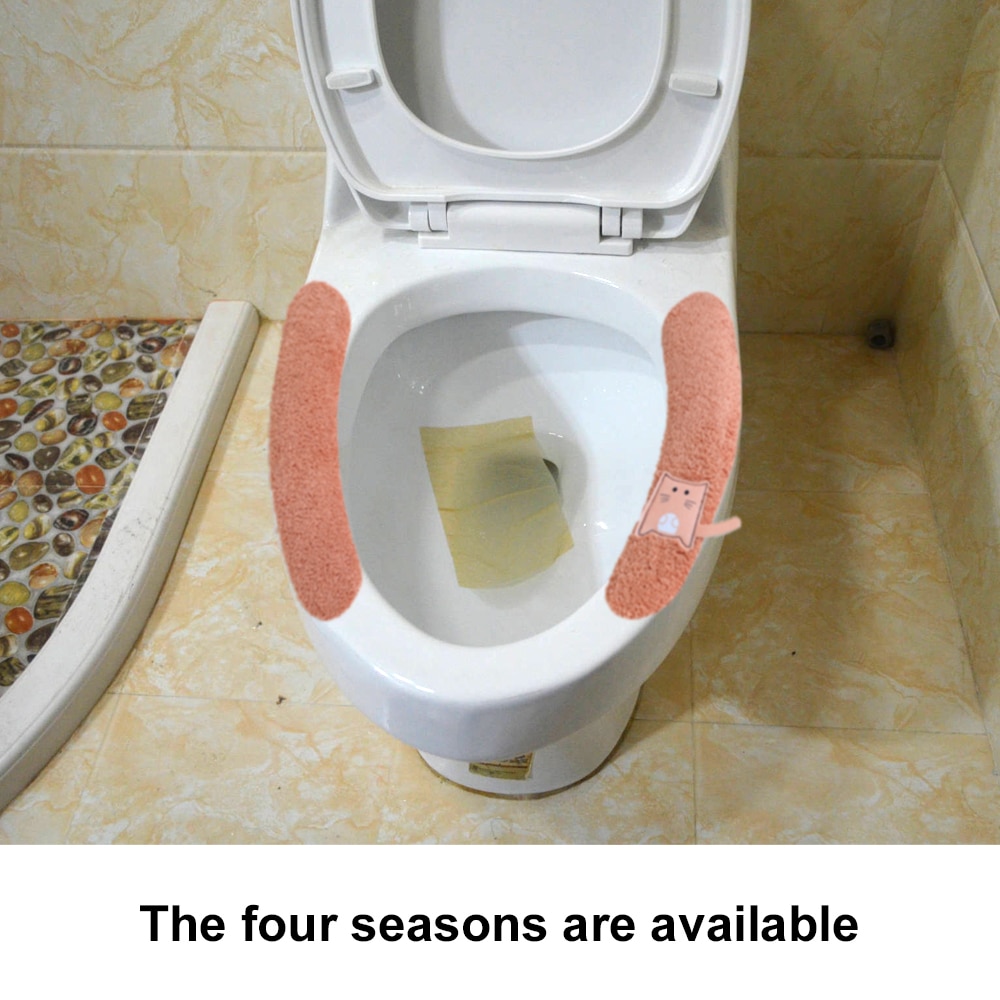 Huse colac WC, Textil, Maro - eMAG.ro