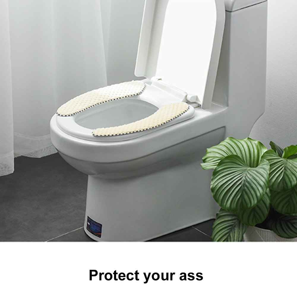 Set husa colac WC Cozevdnt, Bej - eMAG.ro