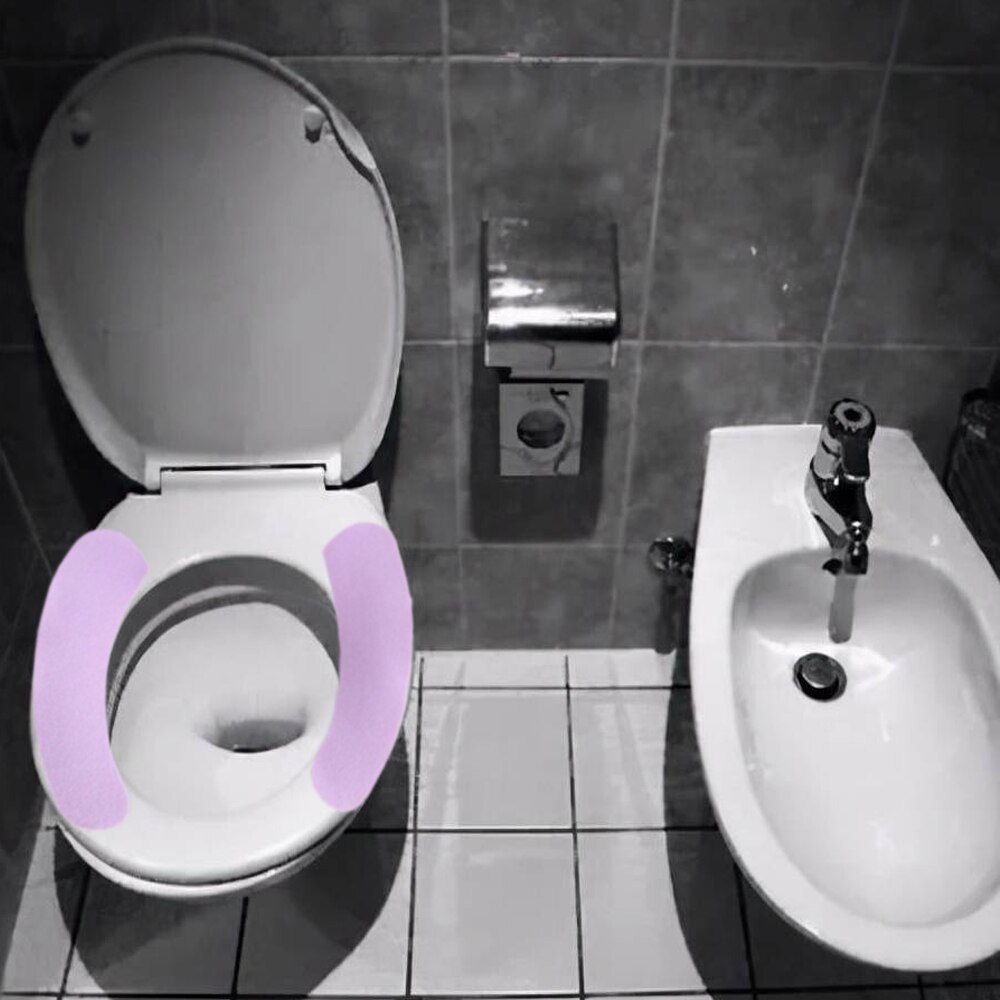 Set husa colac WC Cozevdnt, Poliester, Mov - eMAG.ro