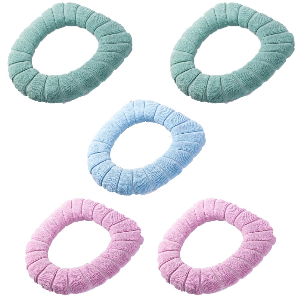 Set 5 huse colac WC Cozevdnt, Poliester, 36x44cm, Multicolor - eMAG.ro