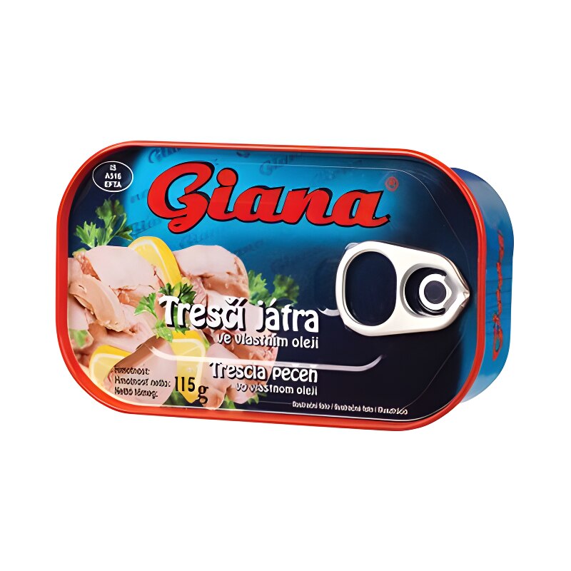 Ficat de cod in suc propriu, GIANA, 115 g - eMAG.ro