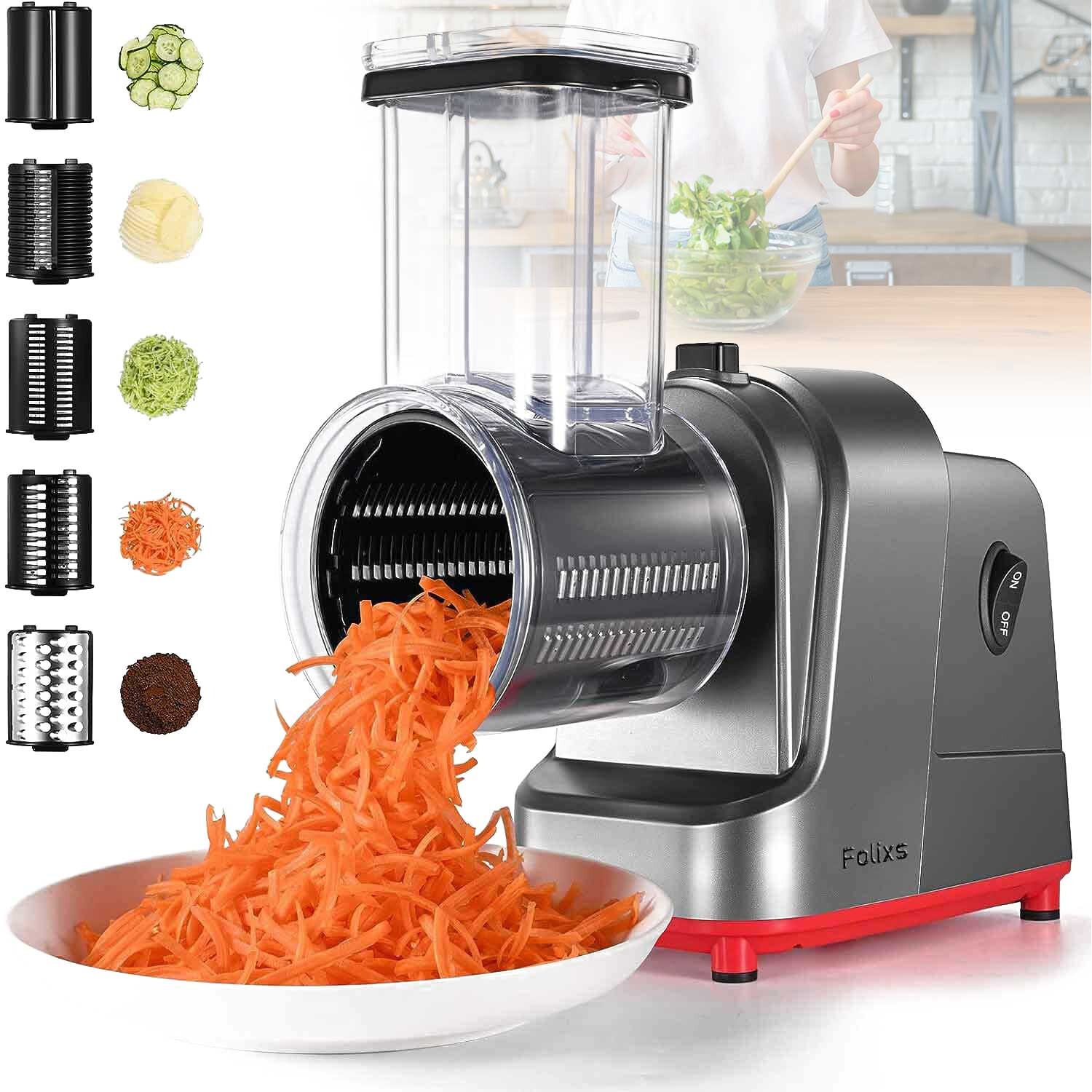 Razatoare Electrica, Folixs®, Putere maxima 500W, 5 lame diferite ...