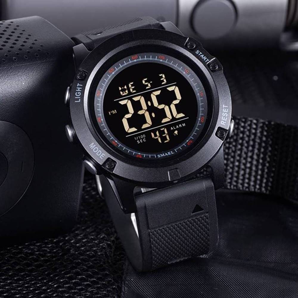 Ceas barbatesc Modern Ice, Afisaj Digital, Cronometru, Alarma ...