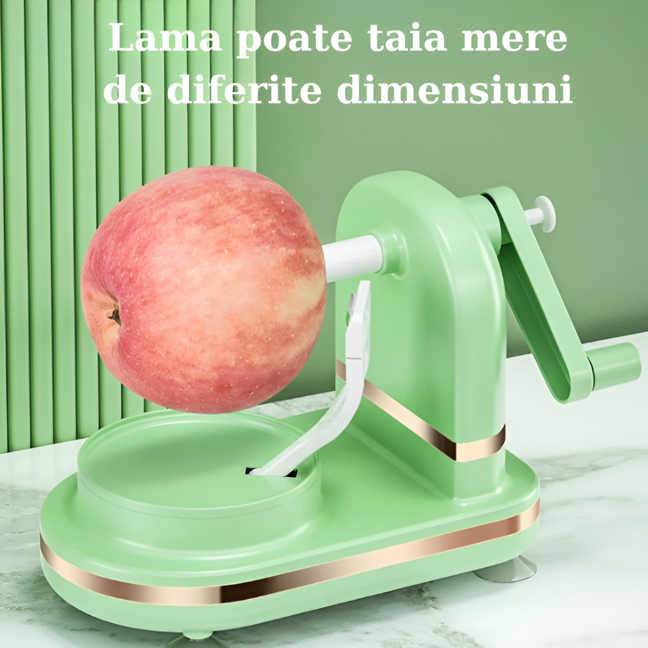 Decojitor Mere, HASEPE®, cu Lame ascutite din otel inoxidabil pentru ...