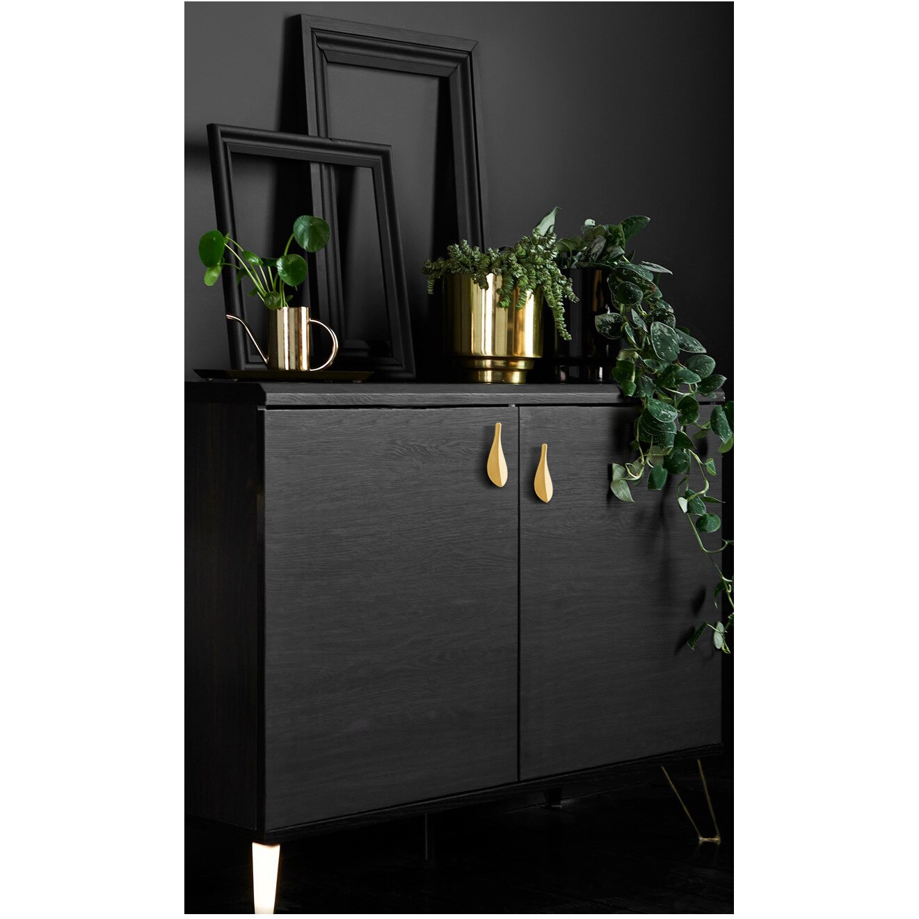 Set 2 manere mobilier, Inox/Cupru, 9 x 3 x 1.5 cm, Auriu - eMAG.ro