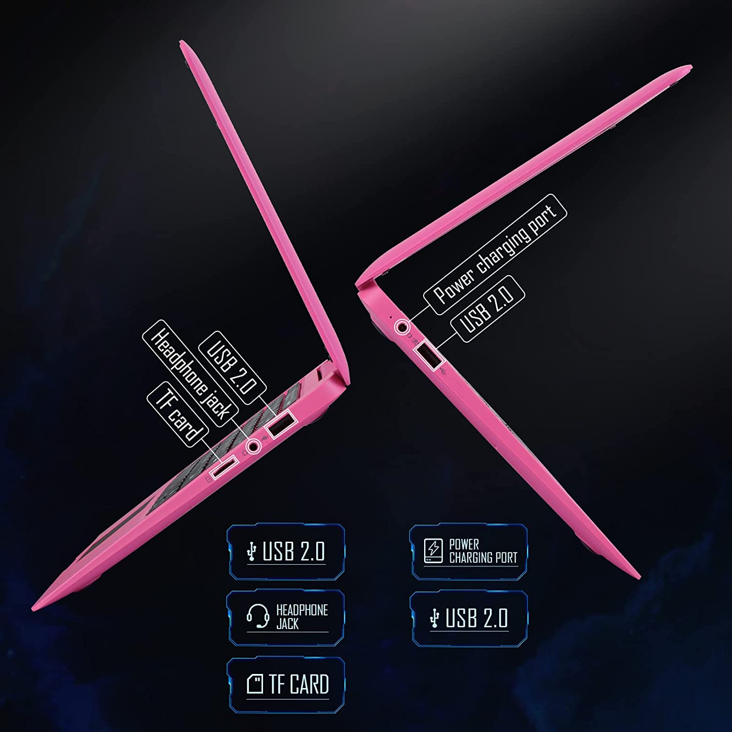 Laptop Computer A133, NBD®, 2 GB RAM, 64 GB ROM, Android 12.0,10.1 ...