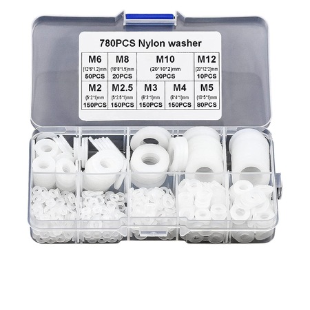 Set 780 saibe, Plastic, Alb - eMAG.ro