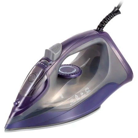 Fier de calcat cu abur 2600W, BYONDSELF® Talpa din ceramica, Rezervor ...