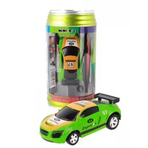 Mini masina de curse, Cu telecomanda, Verde/Galben - eMAG.ro