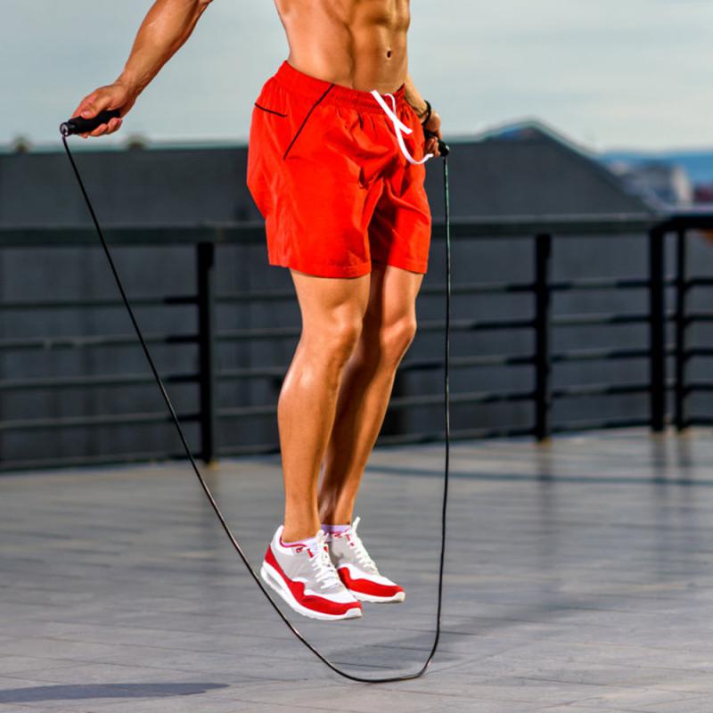 Set de fitness 5 in 1, Ab Roller, Push-Up Bar, Jump Rope, Knee Pad ...