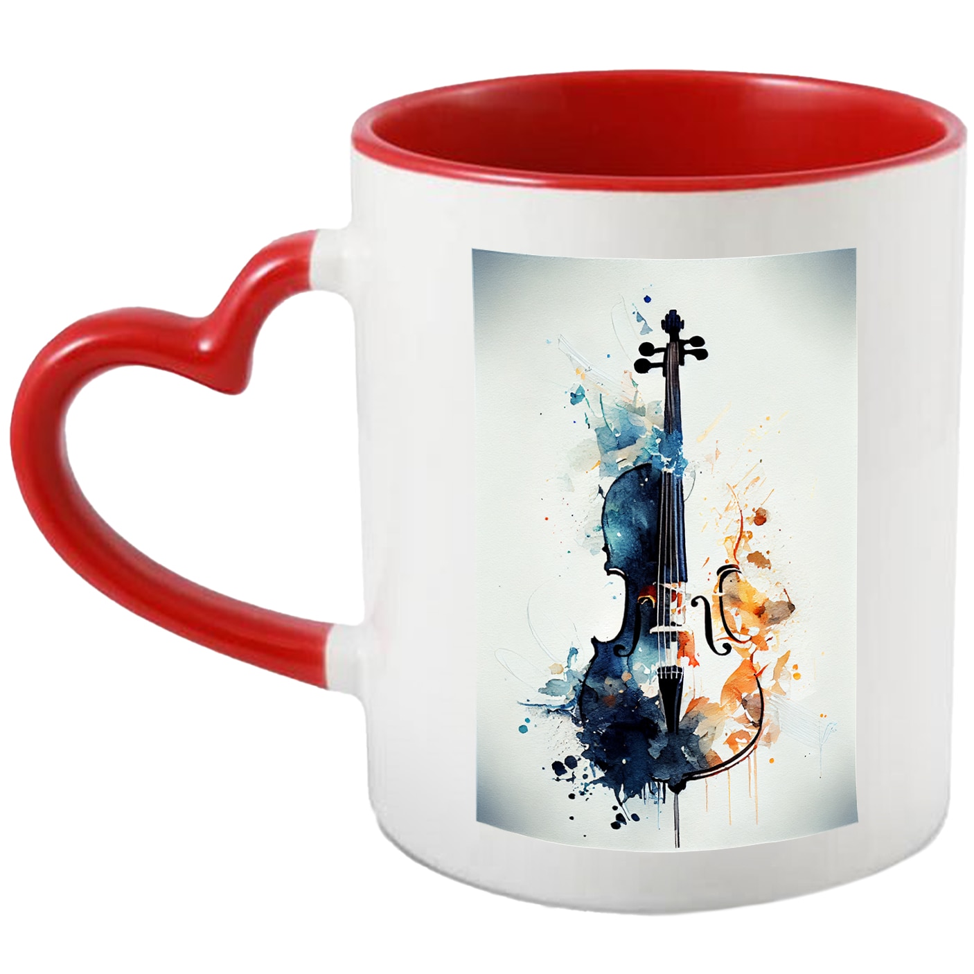 Cana Cu Pictura Vioara, Muzica Clasica, Instrumente Muziale, Artist ...