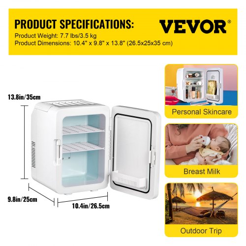 Frigider Mini, 10 litri, Roz - eMAG.ro