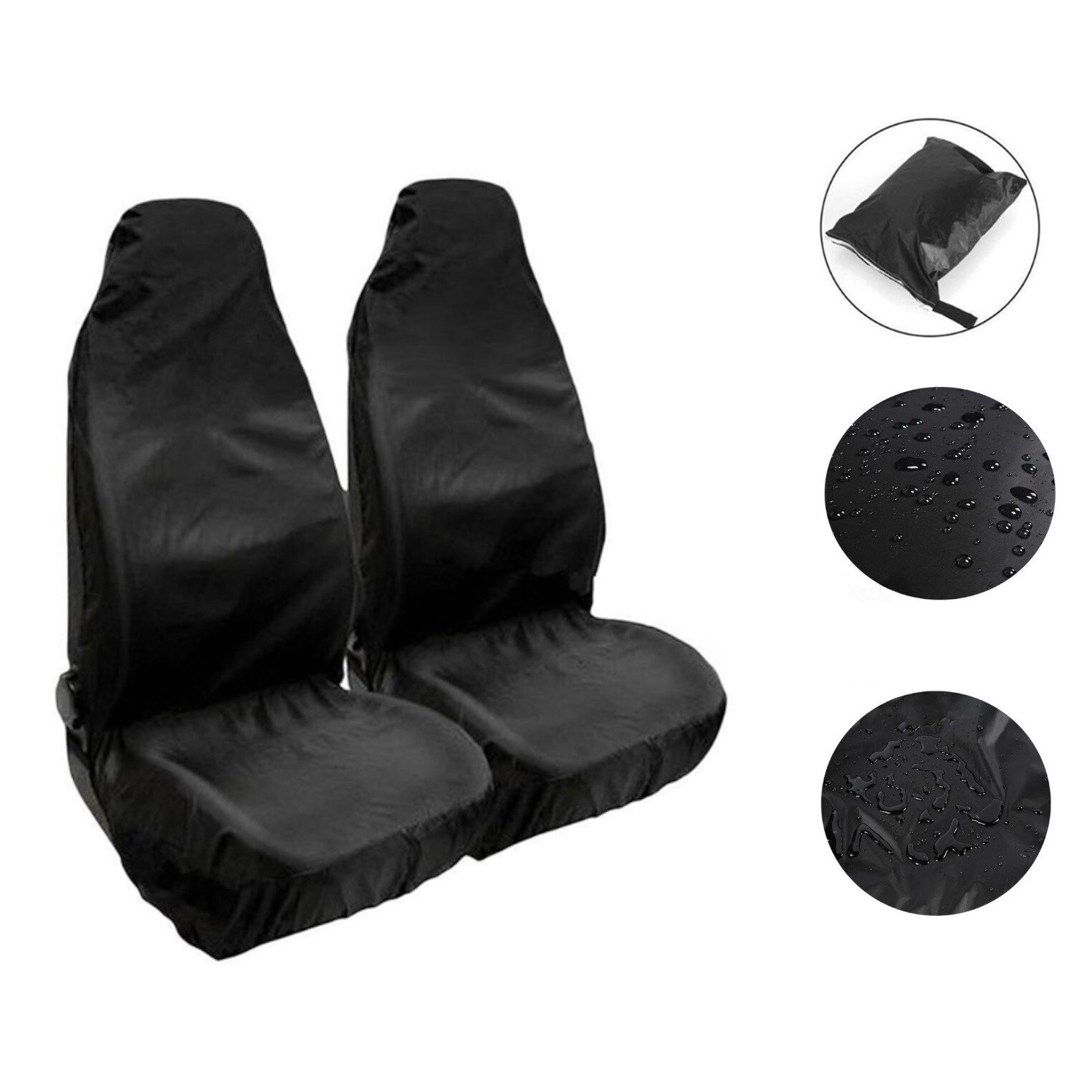 Set Husa scaune auto protectie, impermeabila 132x54cm 2 buc - eMAG.ro