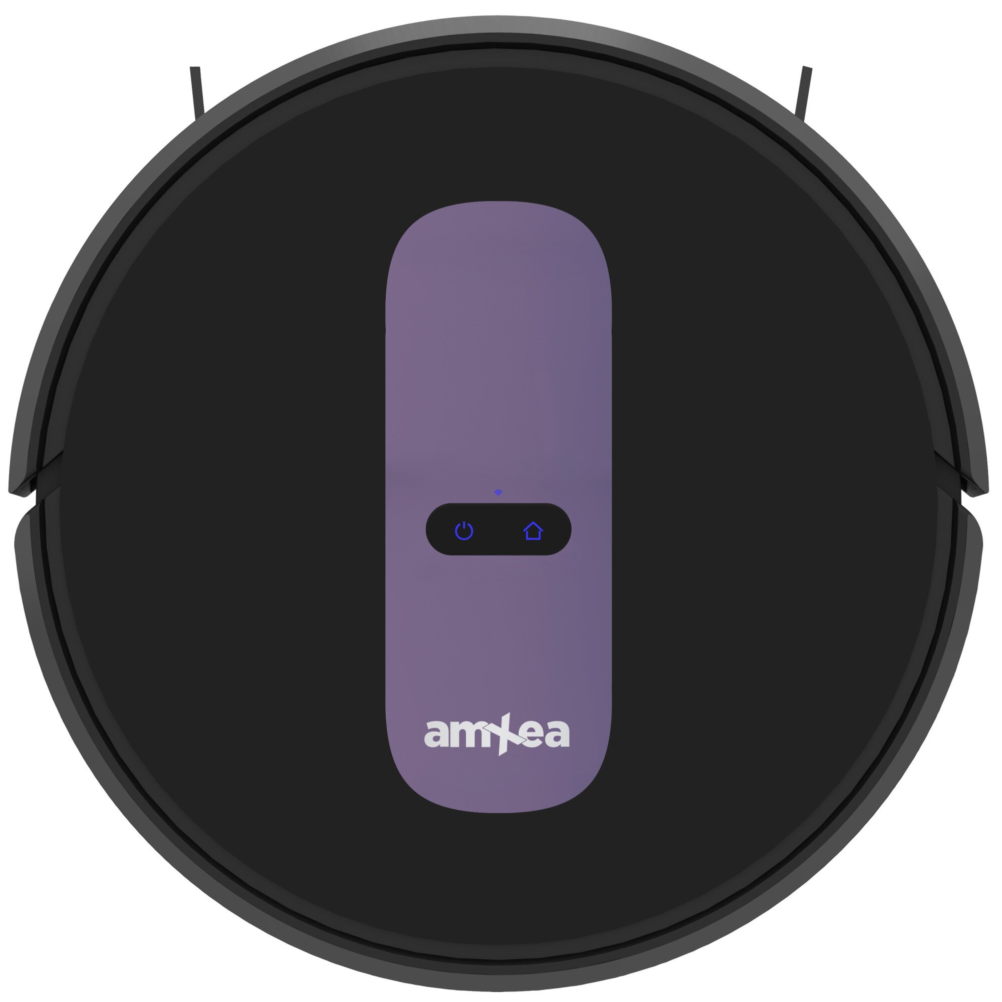 Aspirator robot amXea G1 Negru-Violet, navigare giroscopica, Wi-Fi app ...