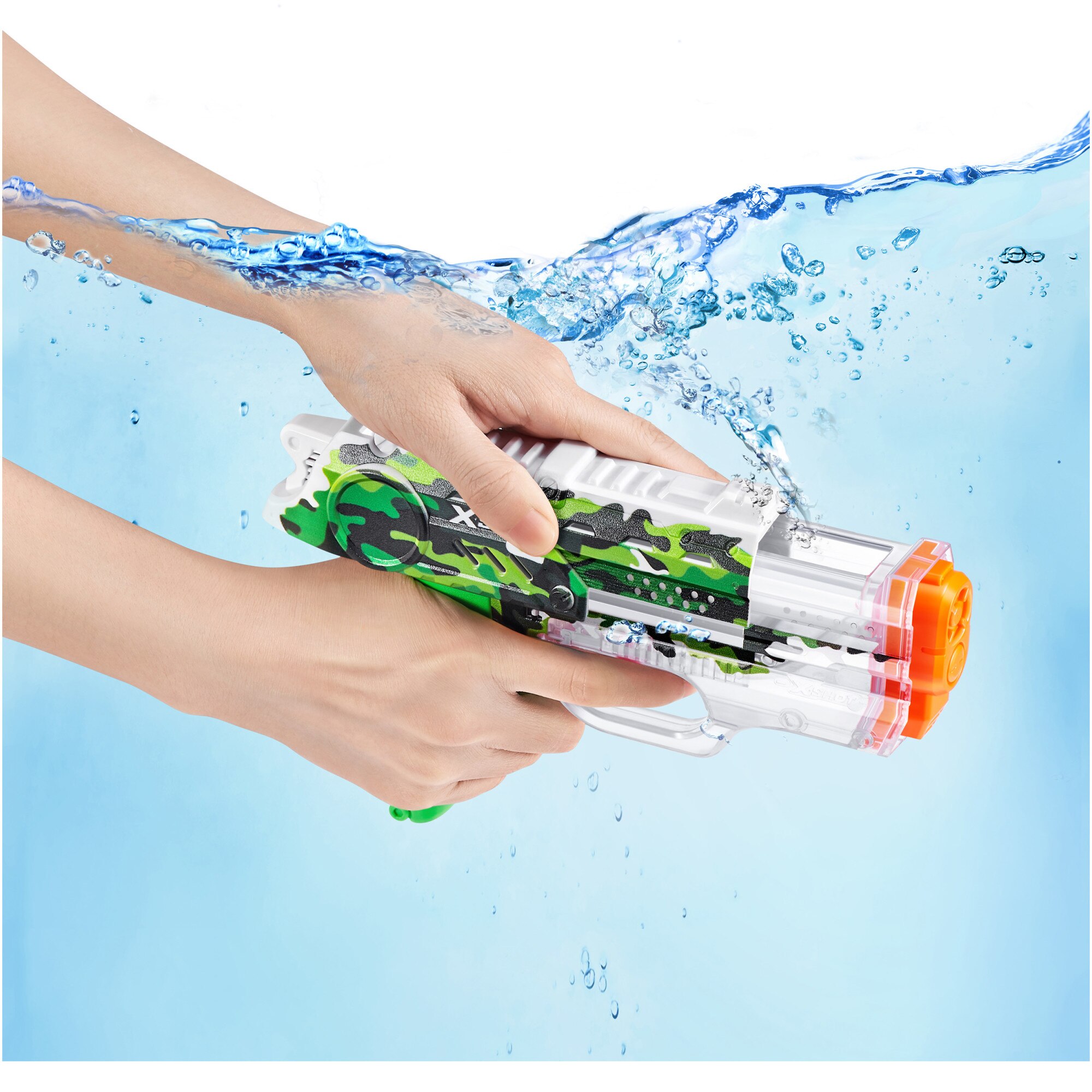 Blaster cu apa X-Shot Skins Nano - Jungle Camo - eMAG.ro