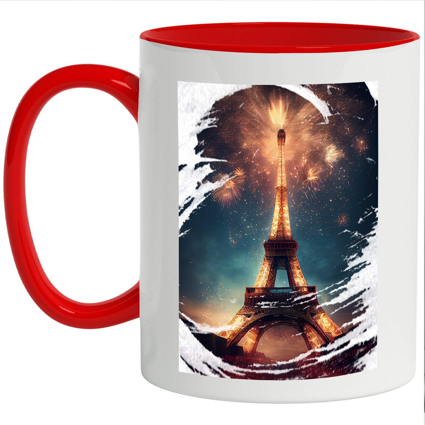 Cana Cu Turnul Eiffel, Text In Franceza Allez La France!, Steagul ...