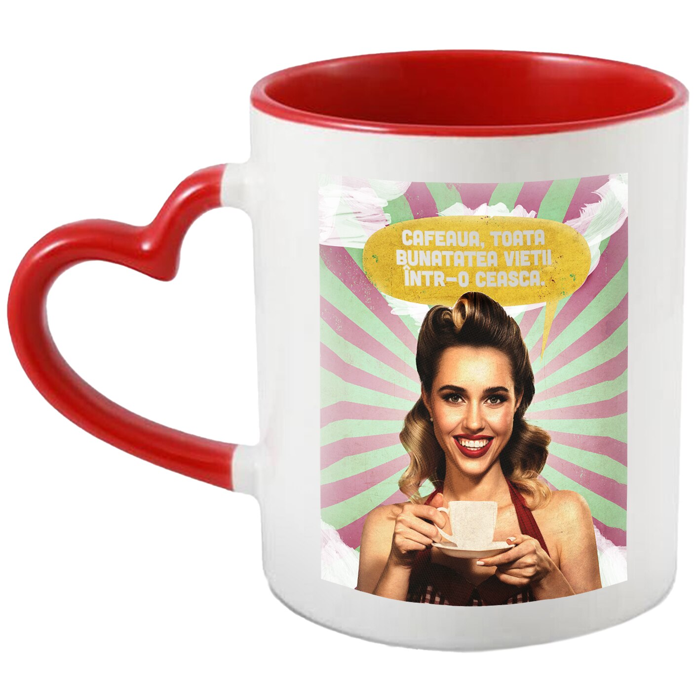 Cana Cu Mesaj Cafeaua, Toata Bunatatea Vietii Intr-o Ceasca, Haios ...