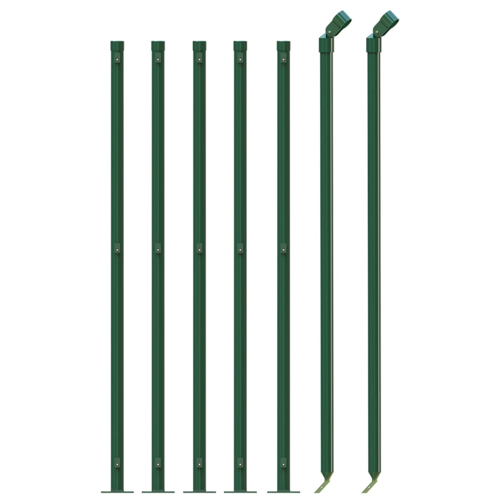 Gard plasa de sarma cu bordura vidaXL, verde, 0, 8x10 m, 8.15 Kg - eMAG.ro