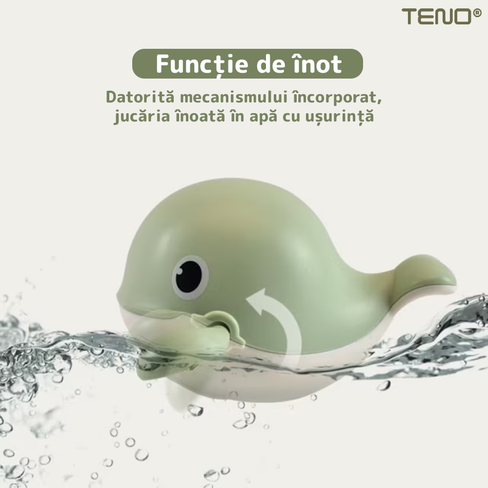 Set 3 Jucarii de Baie pentru Copii Teno®, Inotatoare, interactive, fara ...