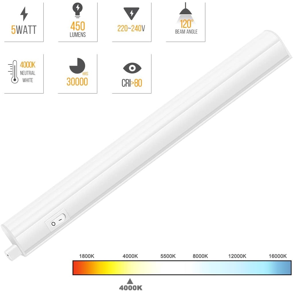 Lampa led pentru tavan, 5W, 31cm, 450 Lm lumina alba neutra, 4000K ...