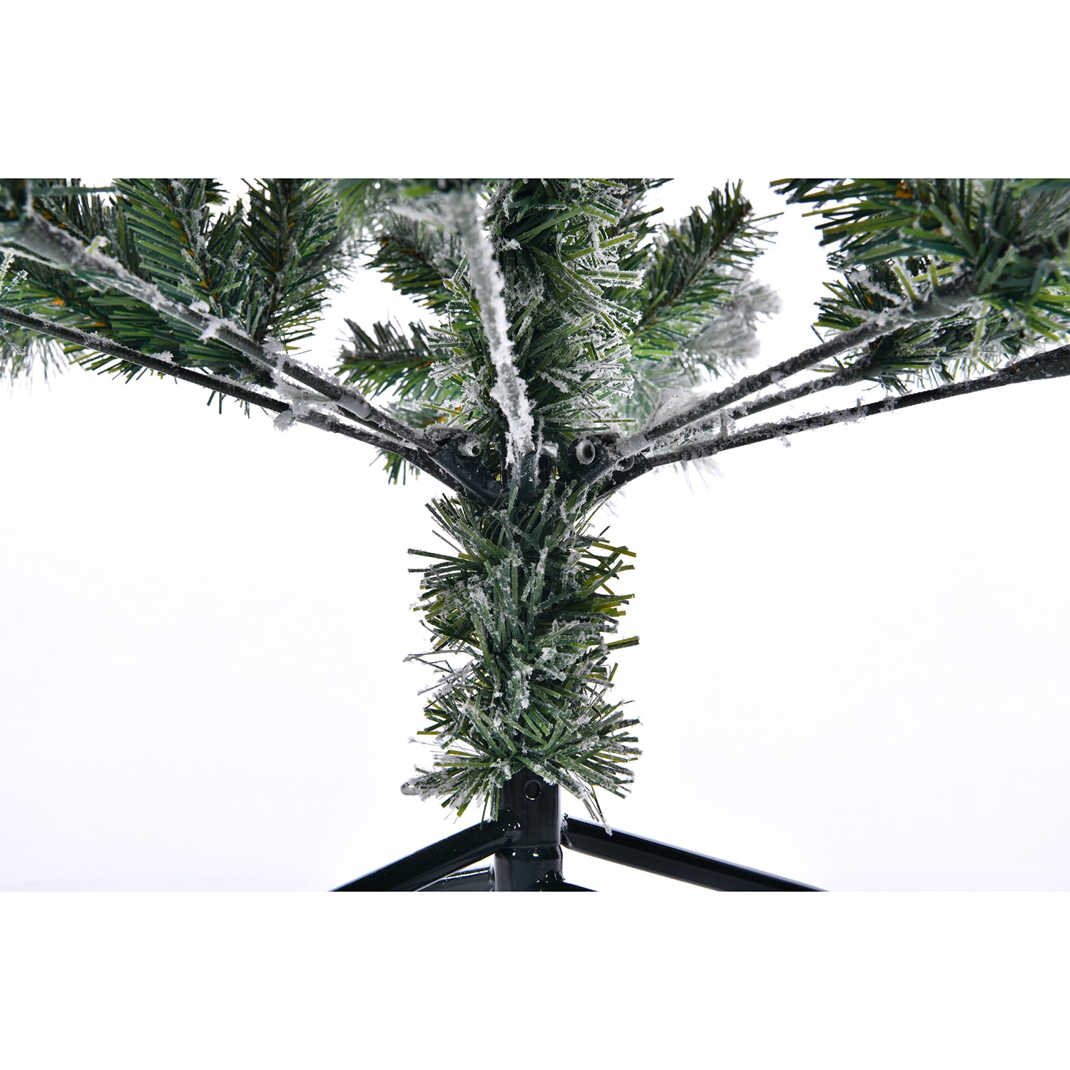 Brad artificial Kring Viena, PVC, cu aspect nins, 180 cm, Alb - eMAG.ro