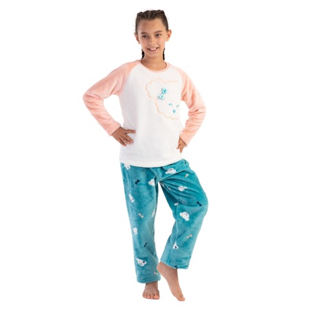 Pijamale copii fetite, Vienetta, soft & pure, model Norisori - eMAG.ro