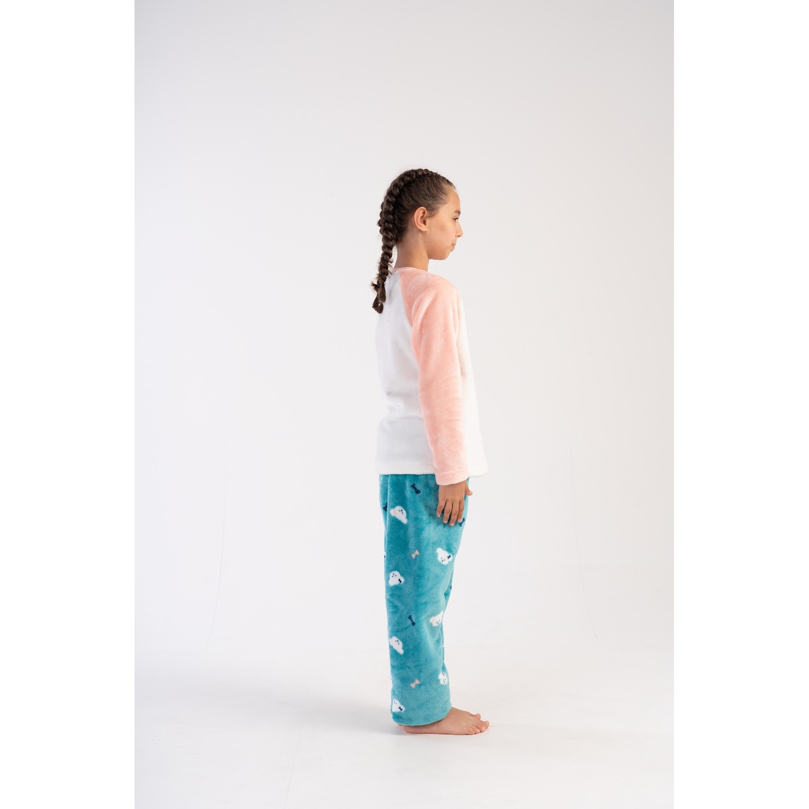 Pijamale copii fetite, Vienetta, soft & pure, model Norisori - eMAG.ro