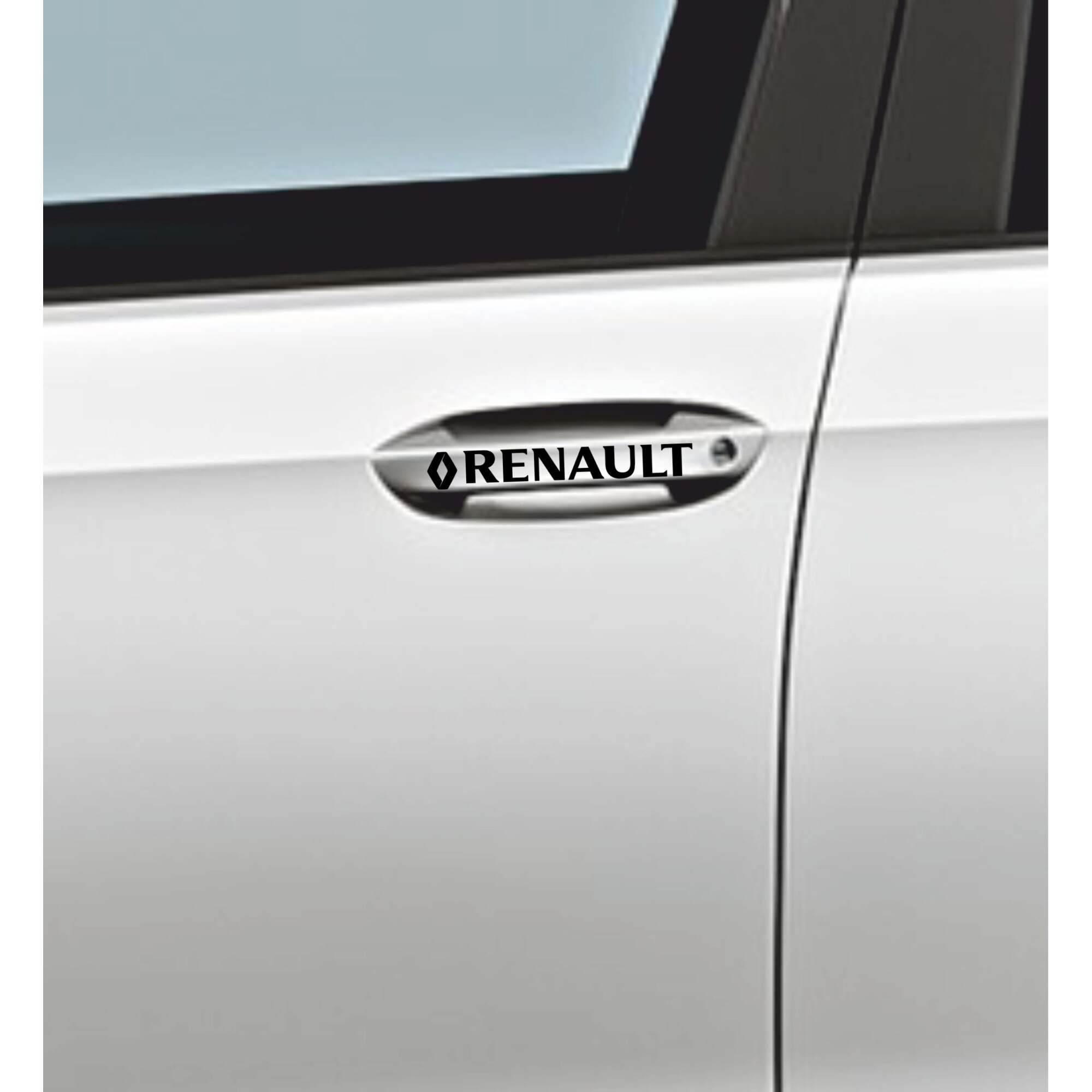 Set stickere auto - manere usa - Renault, negru, 13x2,2cm - eMAG.ro