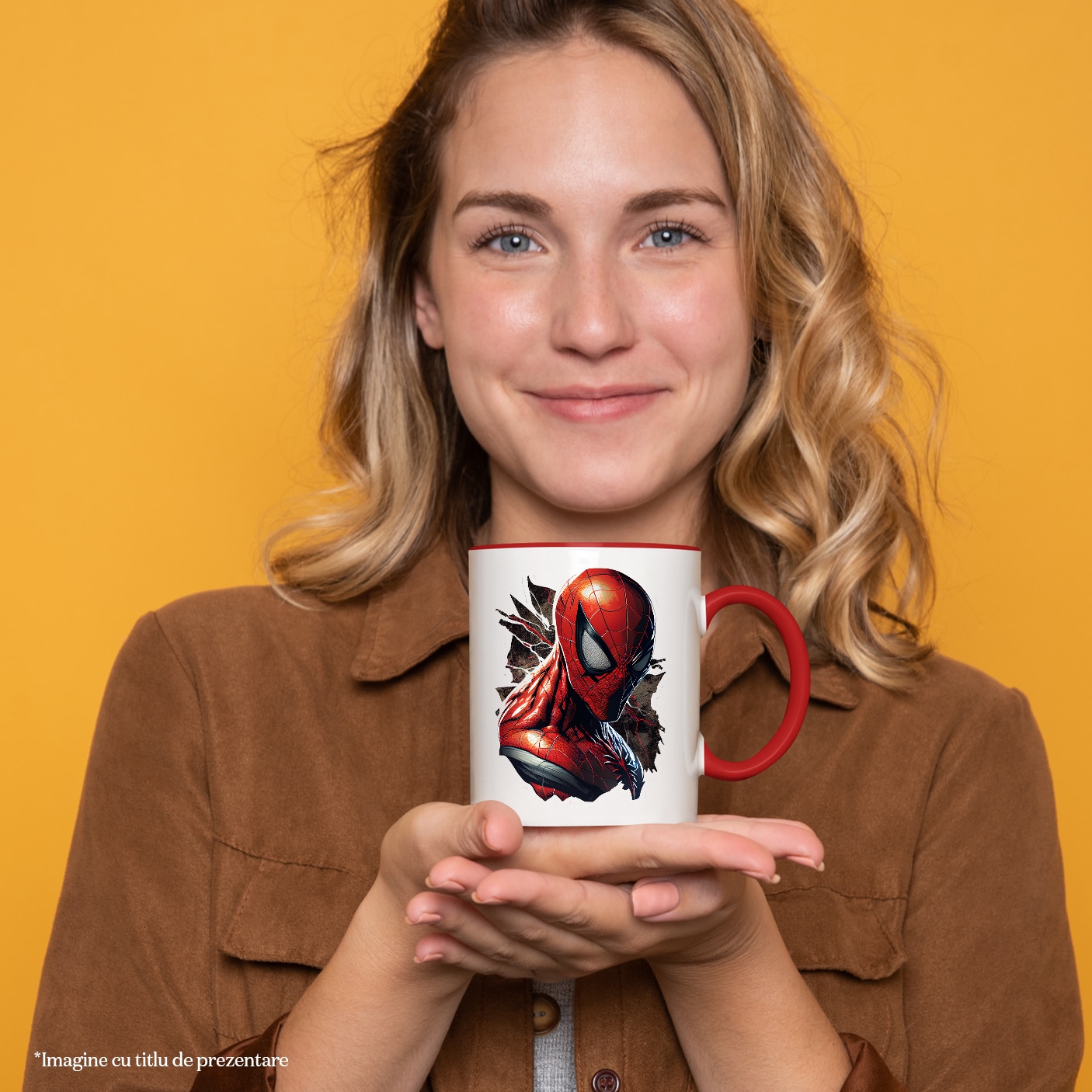 Cana Cu Portret Spider Man, Desene Animate Omul Paianjen, Comics, Super ...