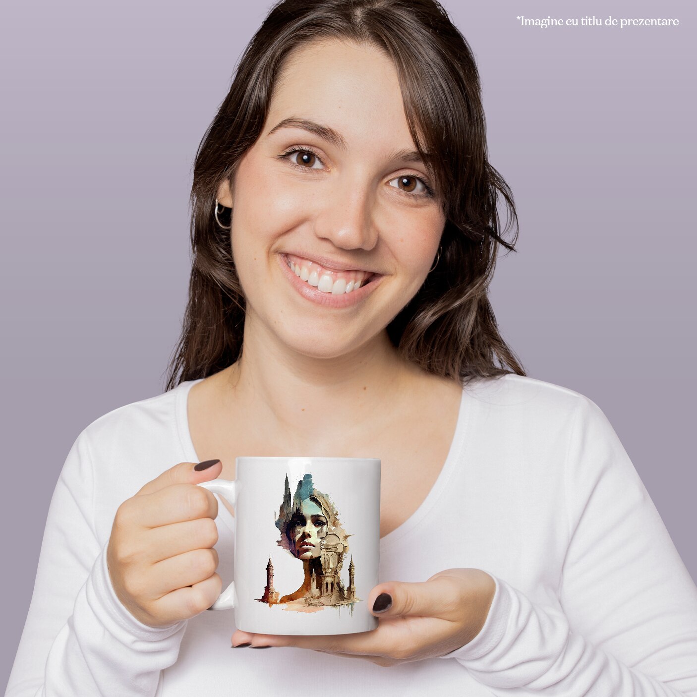 Cana Cu Portret Femeie Turnuri Inalte Contemporane, Influenta Turca ...