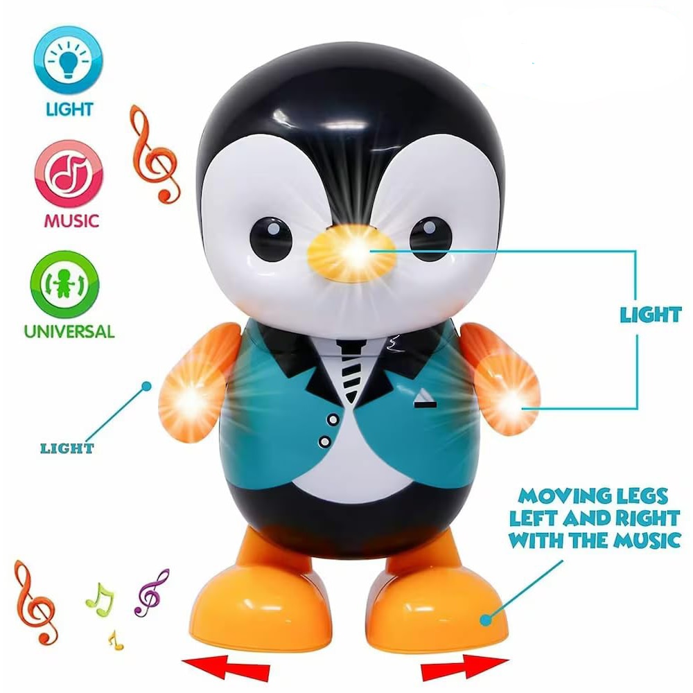 Jucarie interactiva pentru copii – Pinguinul dansator, 20 cm, WP4008 ...