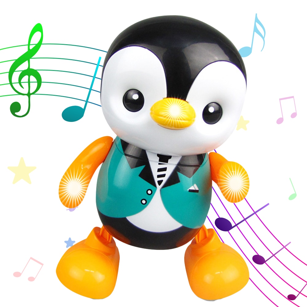 Jucarie interactiva pentru copii – Pinguinul dansator, 20 cm, WP4008 ...