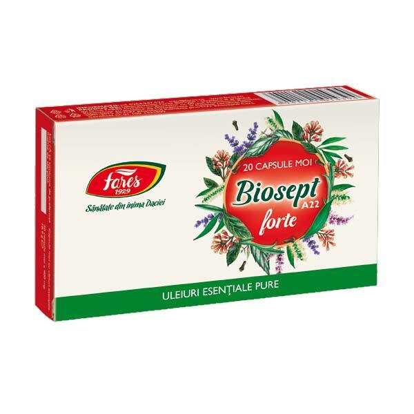 Biosept Forte 20 capsule moi Fares - eMAG.ro