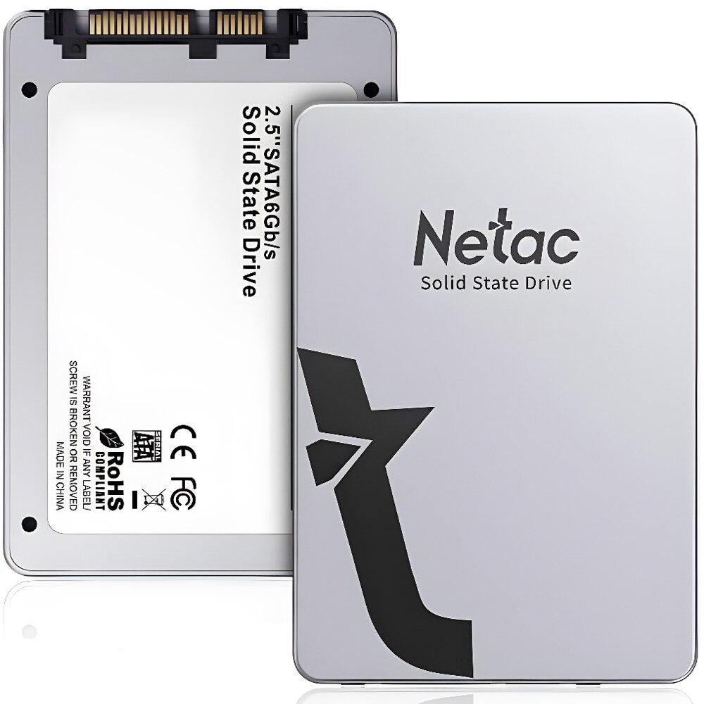 Solid State Drive (SSD) Netac 3D NAND, 128GB, 2.5", SATA III, 6Gb/s ...