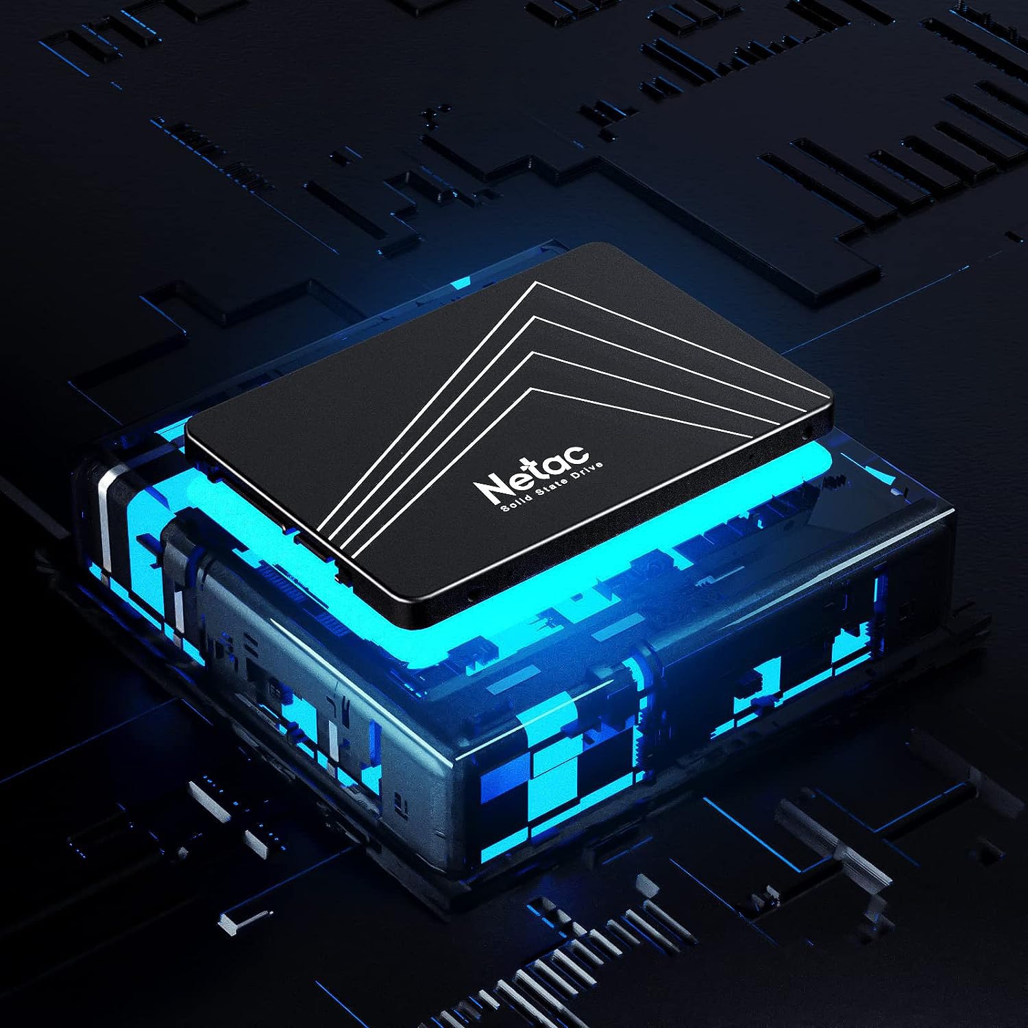 Solid State Drive (SSD) Netac 3D NAND, 480GB, 2.5", SATA III, 6Gb/s ...