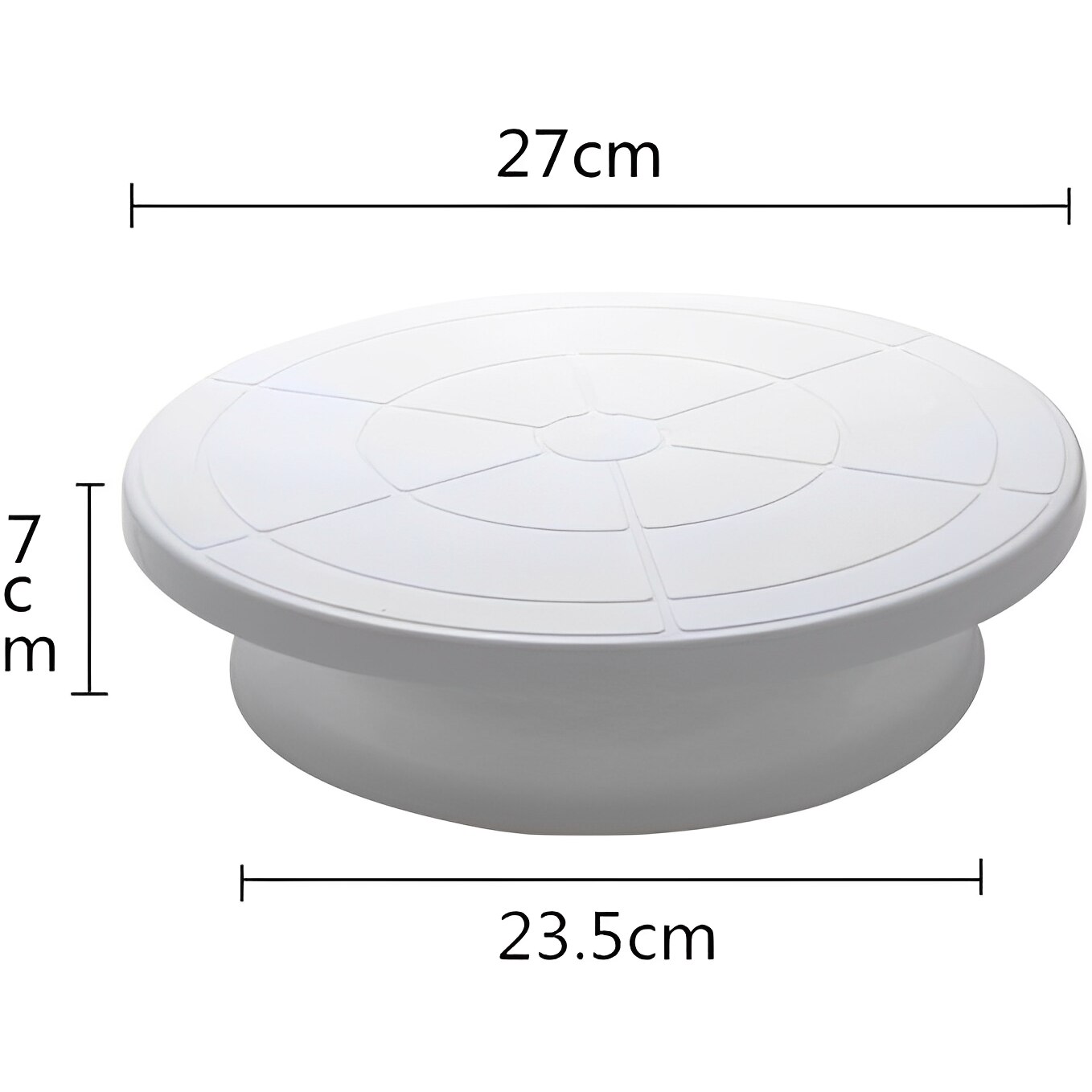 Suport rotativ 360 grade pentru ornare tort rotund diametru 28 cm - eMAG.ro